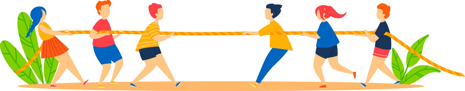 Child Pulling Rope Vector Images (over 180)