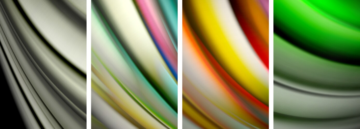 Blurred color line backgrounds Royalty Free Vector Image