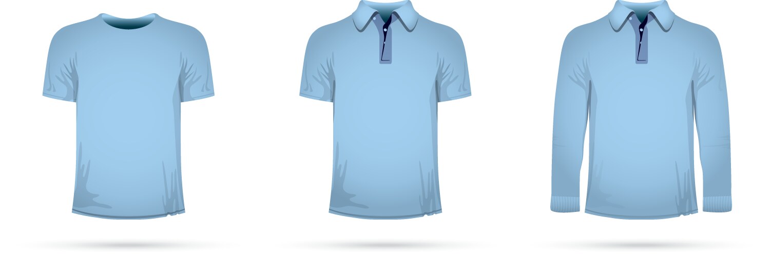 Blue Tshirt Front and Back Vector Images (over 1,000)