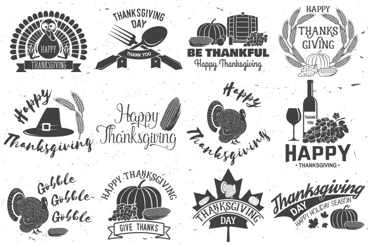 Happy Thanksgiving Vector Images (over 36,000)