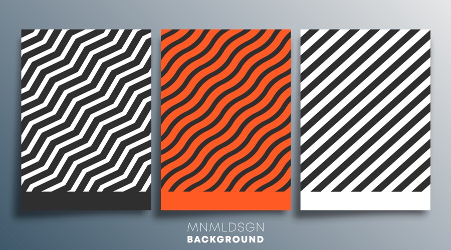Linear pattern the idea of a banner brochure Vector Image