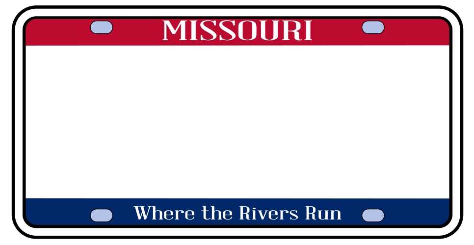 Car license plates alphabet vehicle registration Vector Image