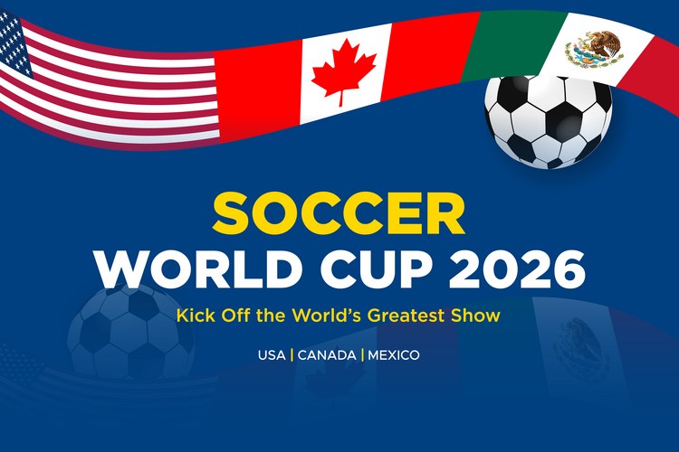 Soccer World Cup 2026 - Stadium Action – Royalty-Free Vector | VectorStock