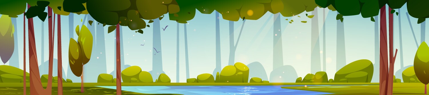 Cartoon Lake Background Vector Images (over 16,000)