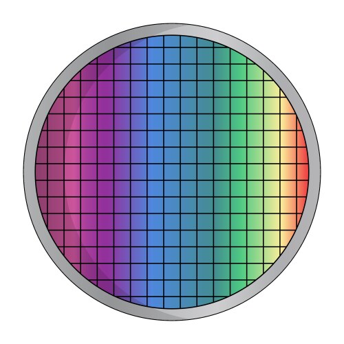 Modern cpu icon or chip Royalty Free Vector Image
