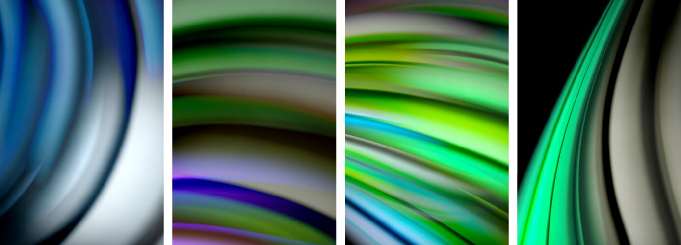 Blurred color line backgrounds Royalty Free Vector Image