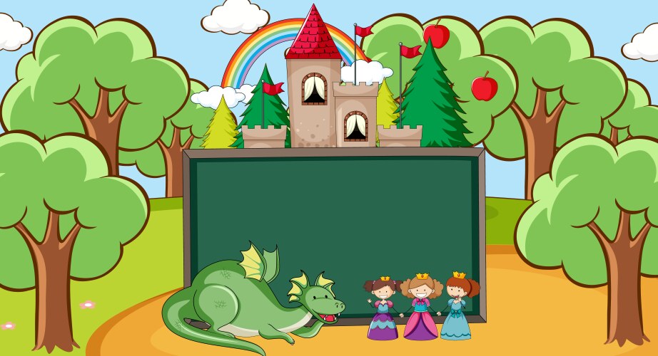 Fairy Tale Borders Vector Images (over 1,200)