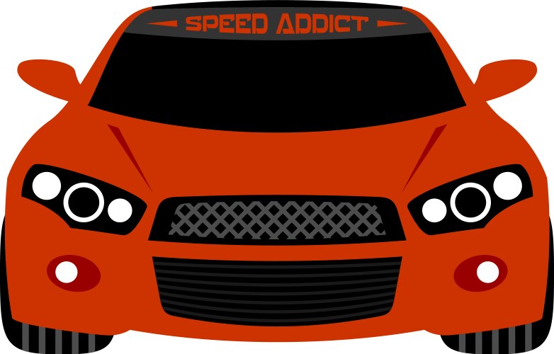 Car front view Vector Images & Graphics for Commercial Use | VectorStock