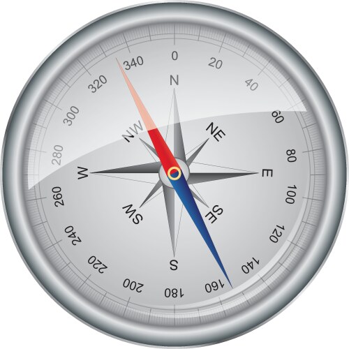 Compass northwest background Royalty Free Vector Image