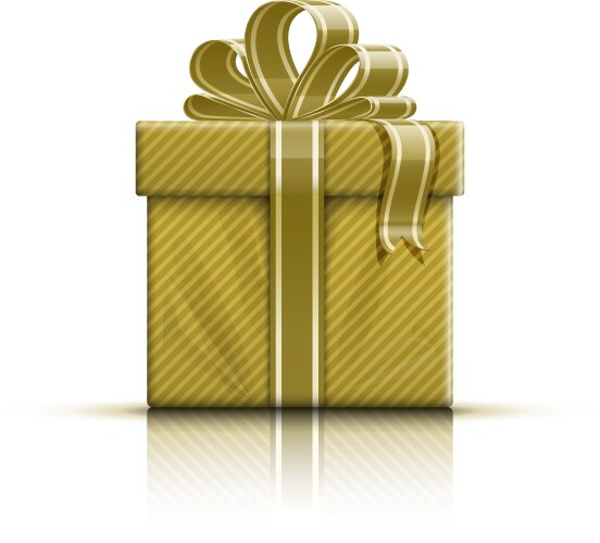 Holiday background with gift box bow Royalty Free Vector