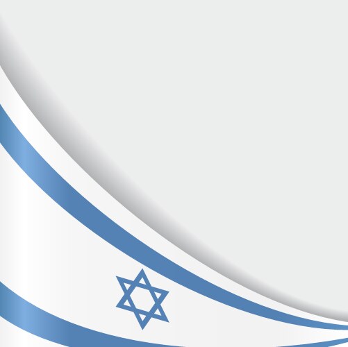 Israeli flag background Royalty Free Vector Image