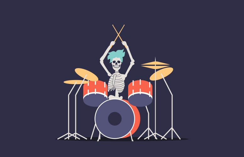 Cartoon drummer Vector Images & Graphics for Commercial Use | VectorStock
