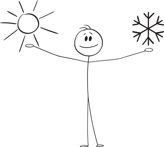 Stickman Cold Vector Images (95)