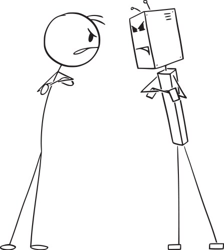 Stickman Machine Vector Images (over 180)