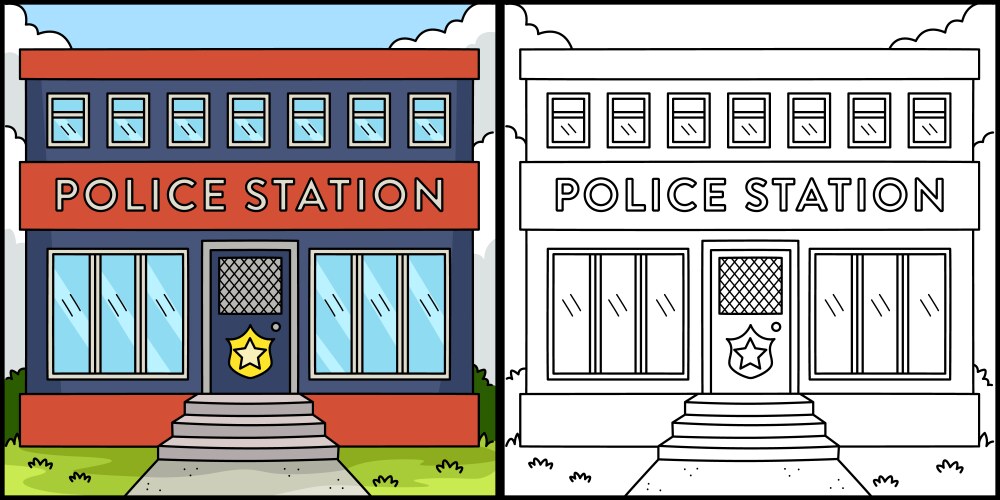 Police Station Drawing Vector Images (over 400)