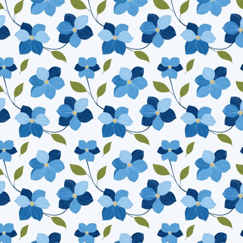 Seamless floral pattern with roses in pastel – Royalty-Free Vector ...