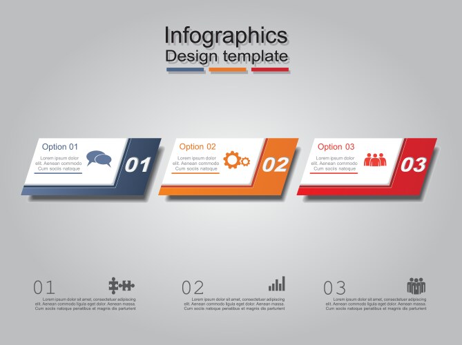 Infographic report template layout Royalty Free Vector Image