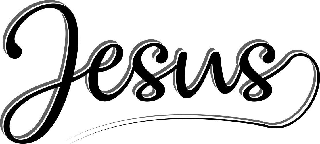 Jesus faith hope grace belive god blessed Vector Image