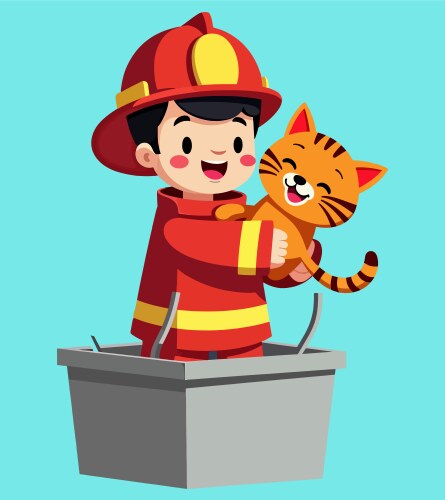 Firefighter Cartoon Vector Images (over 10,000)