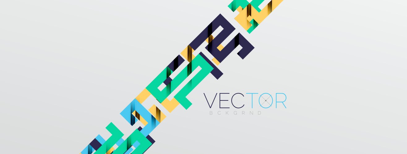 Color bend lines with shadow texture effect Vector Image