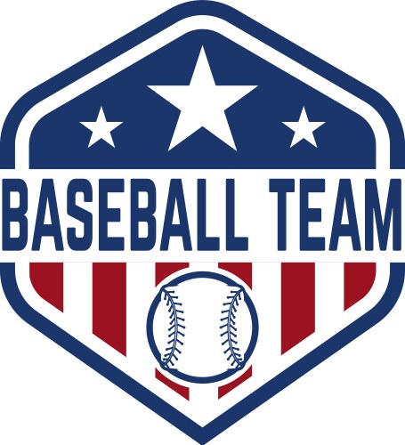 Baseball team logo Royalty Free Vector Image - VectorStock