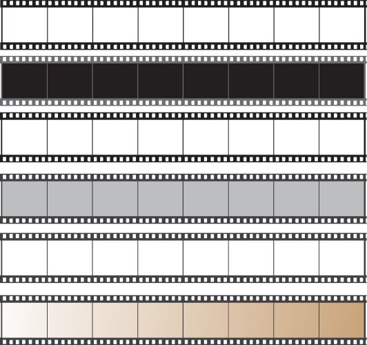 Filmstrip templates Royalty Free Vector Image - VectorStock