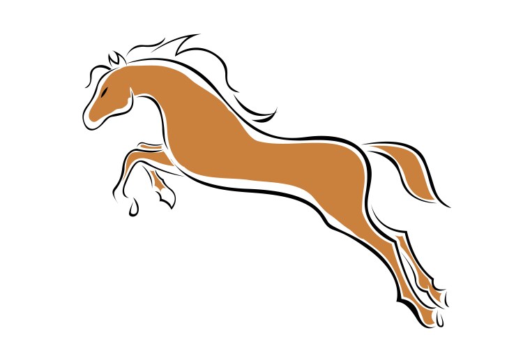 Mustang Outline Vector Images (over 5,200)