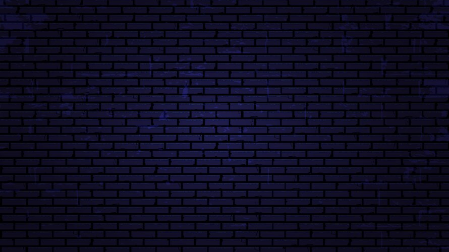 Illuminated brick wall Royalty Free Vector Image