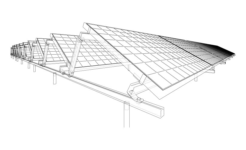 Sun solar panel cartoon Royalty Free Vector Image