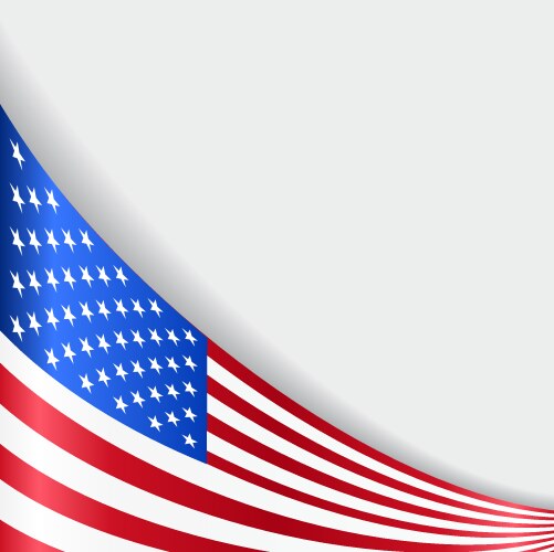 Background in colors of the american flag Vector Image