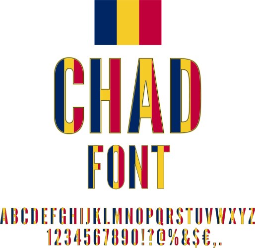 Colorful font Royalty Free Vector Image - VectorStock