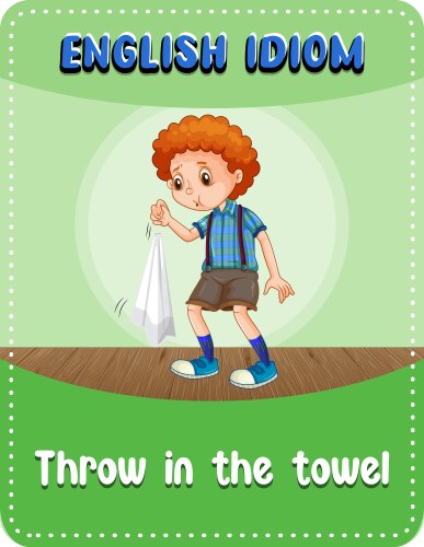 English subject pronoun with funny boy Royalty Free Vector