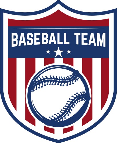 Baseball logo Royalty Free Vector Image - VectorStock