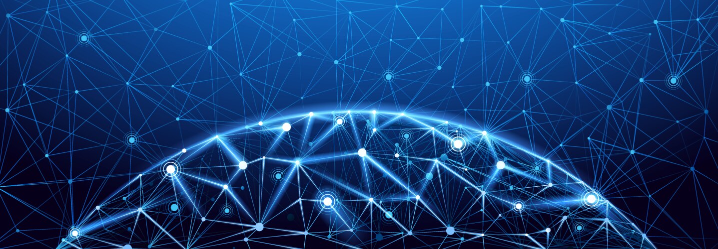 Global connection concept Royalty Free Vector Image