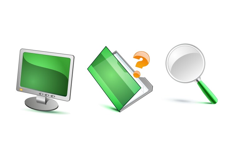 Project folder icon doodle Royalty Free Vector Image