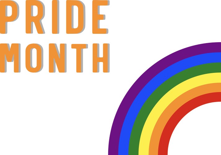 Lgbt fist rainbow pride month flag Royalty Free Vector Image