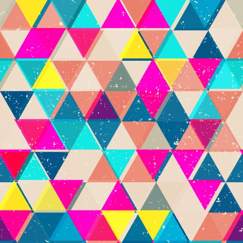 Triangles pattern Royalty Free Vector Image - VectorStock