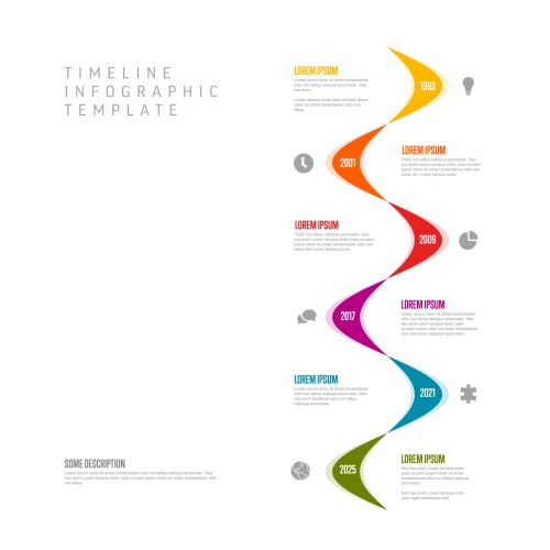 Company overview template Royalty Free Vector Image