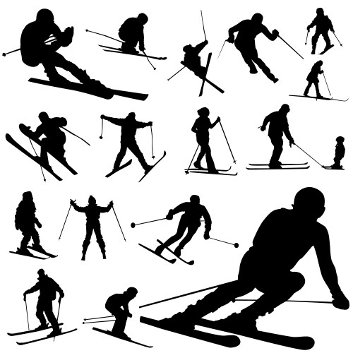 Ski Royalty Free Vector Image - VectorStock