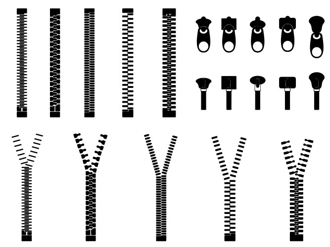 Zipper Royalty Free Vector Image - VectorStock