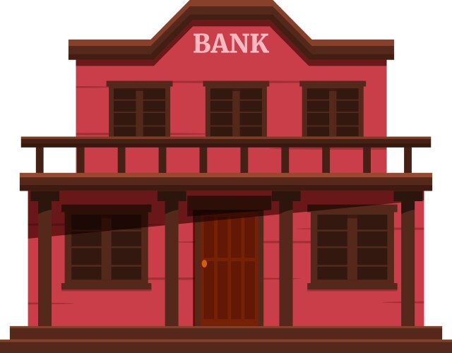 Cartoon Bank Building Vector Images (over 4,900)