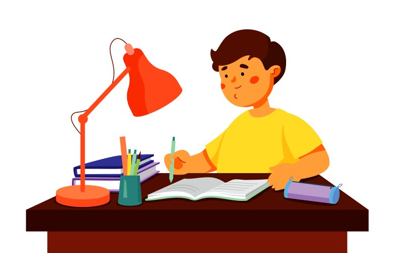 Cartoon Homework Vector Images (over 34,000)
