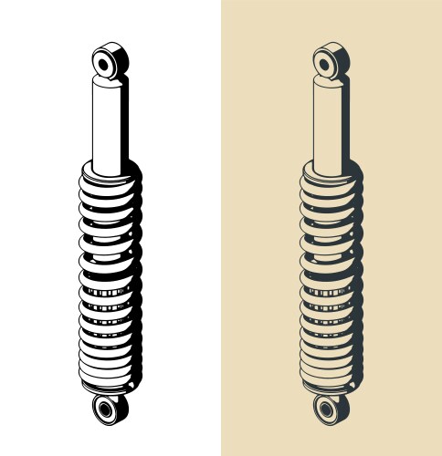 Motorcycle Shock Absorber Vector Images (over 990)