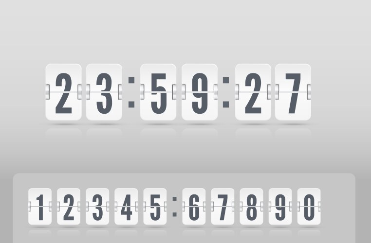 Analog Clock Vector Images Over 11 000