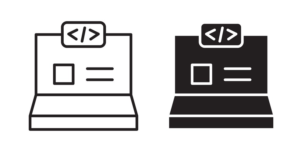 Front end icon Vector Images & Graphics for Commercial Use | VectorStock