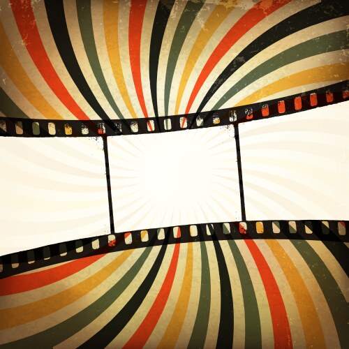 Film background retro Royalty Free Vector Image