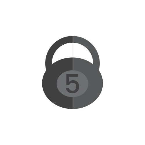 Alarm bell flat design Royalty Free Vector Image