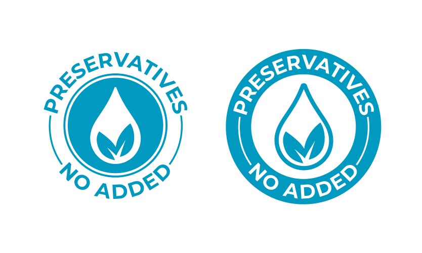 No artificial preservatives sweeteners flavours Vector Image