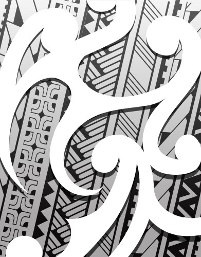 Samoa style ornament Royalty Free Vector Image