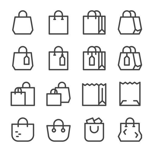 Bag Outline Vector Images (over 170,000)